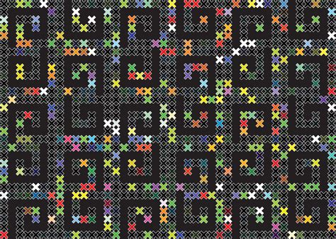 Illustration Pattern Of The Crass Color On Black Background 39894254