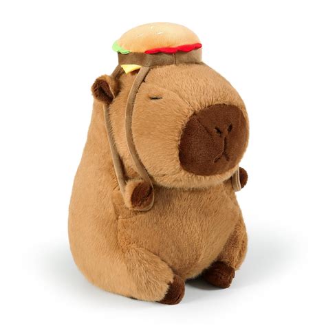 Mua Ditucu Cute Capybara Plush With Hamburger Backpack Capibara Stuffed