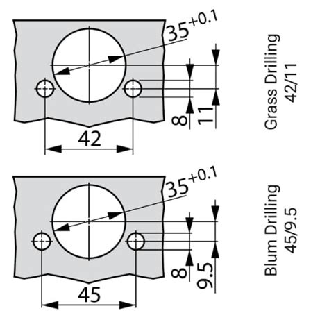 Grass Tiomos 155 Degree Toolless Impresso Cabinet Hinge K3 Overlay