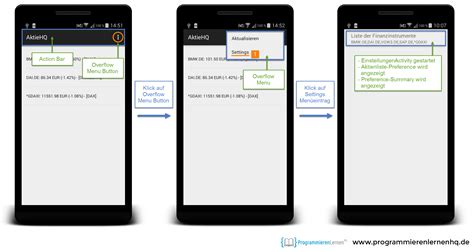 Android Tutorial Settings Und Preferences In Android