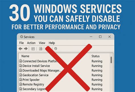 30 Windows Services You Can Safely Disable For Better Performance And Privacy Digital Tech