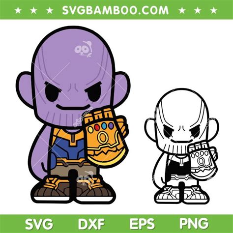Thanos Chibi Svg Png