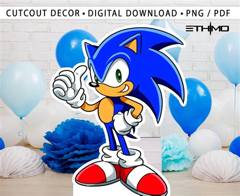 Sonic Character Cardboard Cutouts Sonic Party Decorations Take Your Party To Another Level