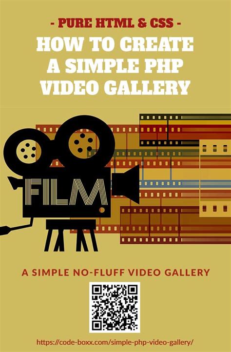 Very Simple Php Video Gallery No Database Web Programming Coding