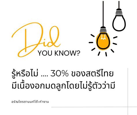 อรัณ ความจริง คือ ภัยเงียบ สาวๆที่มีเนื้องอกมดลูก กว่า80 ไม่มีอาการ