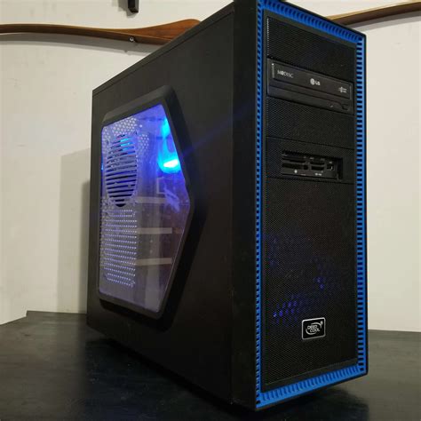 Custom Blue And Black Budget Gaming Pc Jawa