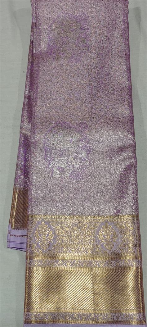 Gg 1012 Lavender Kanchi Pattu Sarees Online At Hyderabad Banglore