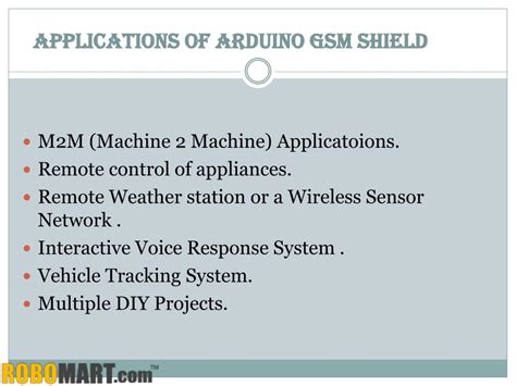 Ppt Buy Arduino Gsm Shield India Robomart Powerpoint Presentation