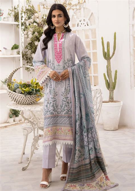 Lawn Collection Art N Style Carnation Doby Lawn 24 D 10 Saleem