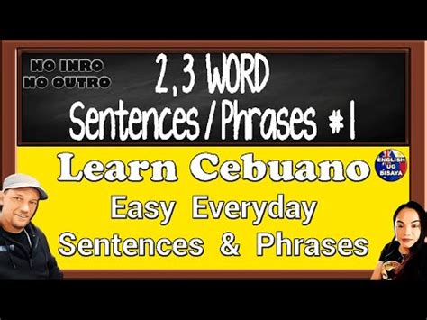 Lesson 1 10 23 Word Sentence Phrase Beginners Daily Use