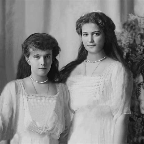 Grand Duchess Anastasia Nikolaevna Romanova And Grand Duchess Maria