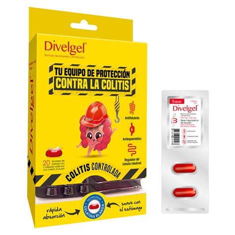 Divelgel Bromuro De Pinaveriodimeticona 100 Mg300 Mg Sachet Con 2 Cá