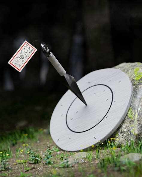 Naruto Explosive Tag Special Kunai Blender R Blender