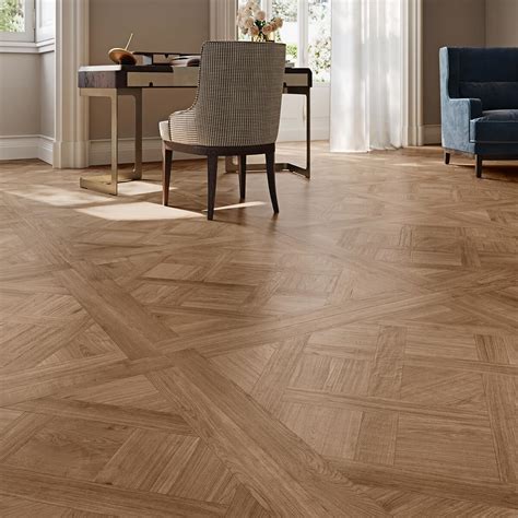 Versailles Classical Nut Wood Effect Porcelain Tiles Stonesuperstore
