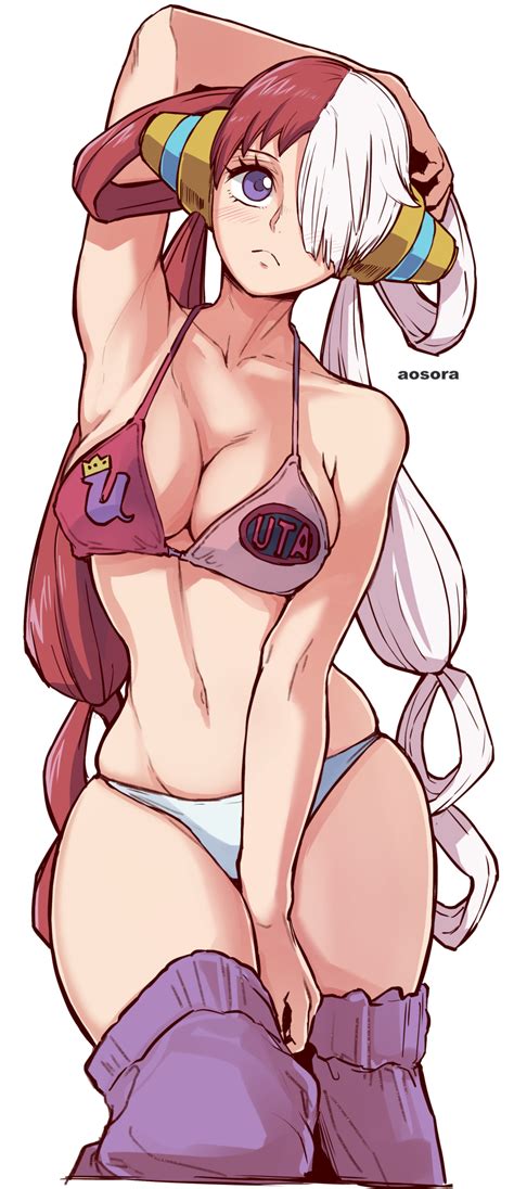Rule 34 1girls Aosora Arm Up Armpits Artist Name Bare Shoulders