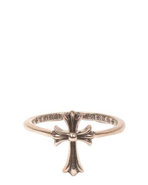 Chrome Hearts Tiny Cross Ring Justin Reed