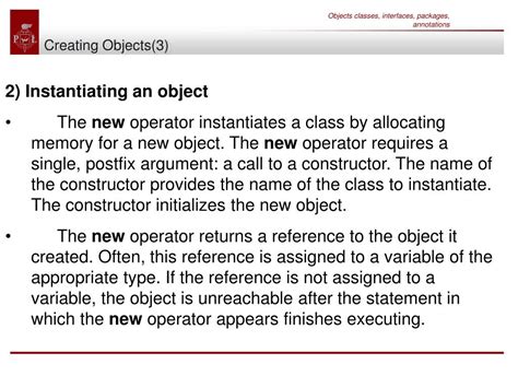 Ppt „ Objects Classes Interfaces Packages Annotations ” Powerpoint