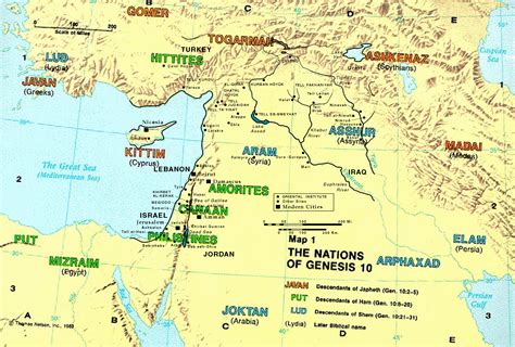 Map Of Genesis