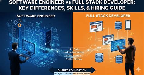 Software Engineer Vs Full Stack Developer Roles And Skills