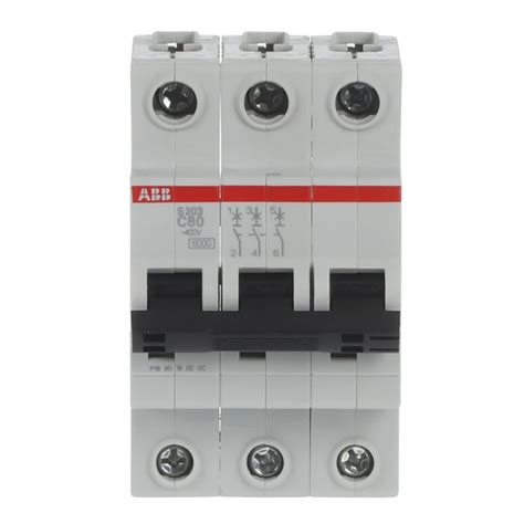 Mini Disjuntor Abb 3p 80a S203 C80