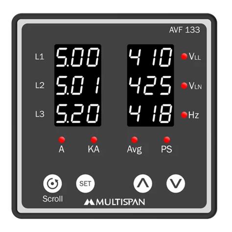 10a Multispan Avf 133 Avf Meter Line Display At Rs 2900 Piece In Bengaluru Id 2854640790473