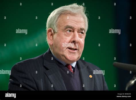 Dafydd Wigley Honorary President Of Plaid Cymru Addressing The Partys