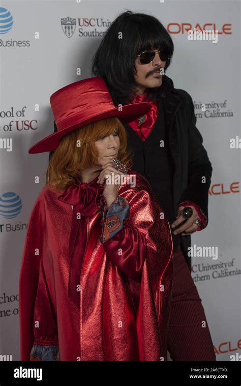 October 24 2019 Los Angeles California Usa Linda Ramone And Jd