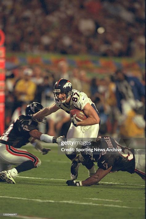 Nfl Football Denver Broncos Ed Mccaffrey On Jan 31 In Super Bowl