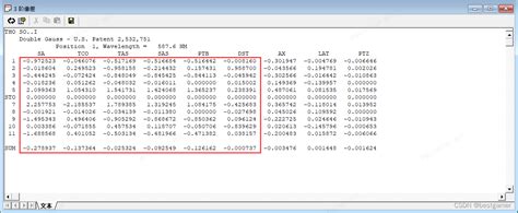 Code V的api 之 Thirdaberration初级像差的获取数据的获取（4）codev Vba Csdn博客