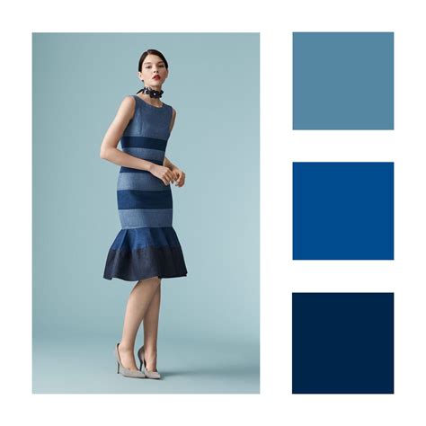 Monochromatic Blue Fashion Example Of Monochromatic Monochromatic