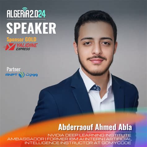 Abderraouf Ahmed Abla Algeria 2 0 Le Futur Tech Algérien