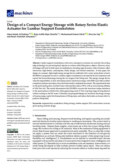 Pdf Design Of A Compact Energy Storage With Rotary Series Elastic