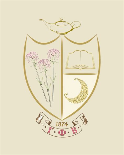 Gamma Phi Beta Crest Aesthetic Poster In 2025 Gphi Gamma Phi Beta