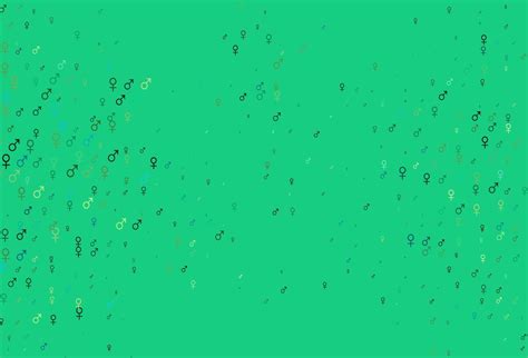 Light Green Yellow Vector Texture With Male Female Icons 41402142