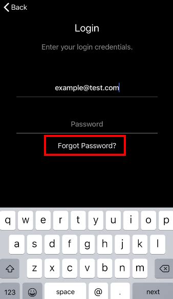 Mobius Password Reset Mobius