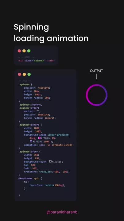 How To Use Gradient Loader With Html And Css Baranidharan B Posted On