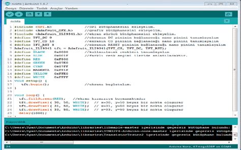 Arduino Uygulamaları Adafruit GFX Library ve kullanımı Elektronik Devreler Projeler