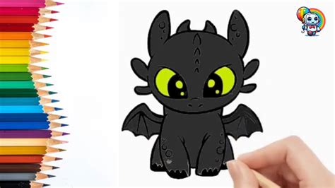 Cómo Dibujar A Chimuelo Reto Nivel Intermedio 🖌️ Dibujos Para Niños
