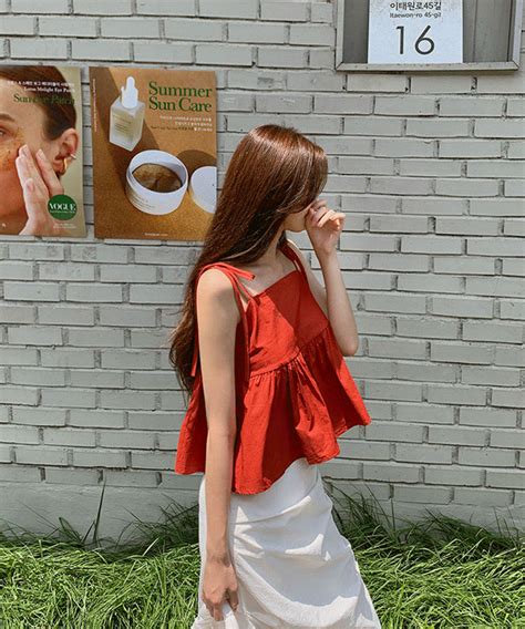 Berry Pick 할인 3컬러여리여리 비켄 슬리브리스 에이블리