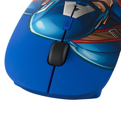 Mouse X Tech Capitan America Inalambrico Azul Provincia Compras