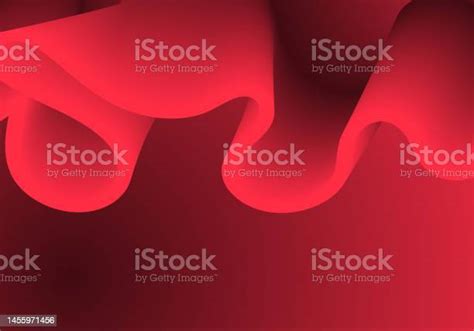 빨간색 유체 파동 그라데이션 3d 흐름 모양을 가진 이중톤 기하학적 구성 혁신 모드 벡터 0명에 대한 스톡 벡터 아트 및 기타 이미지 Istock