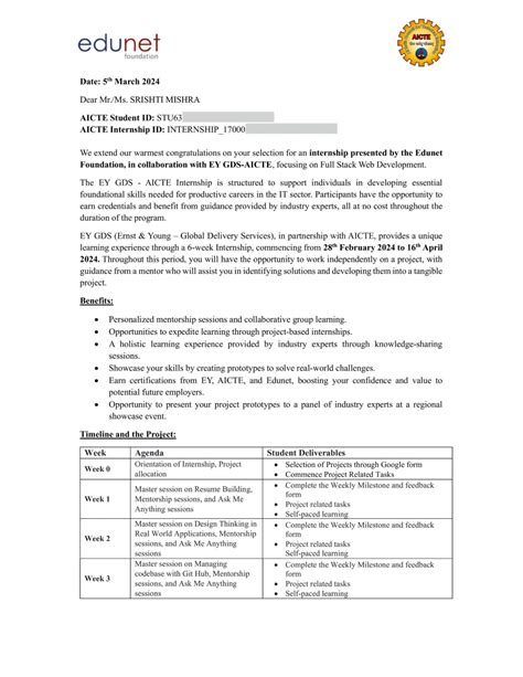 Srishti Mishra On Linkedin Eyinternship Gradlaunch