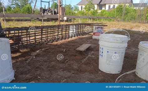 Steel Reinforcement As Part Of The Reinforced Concrete Structure Editorial Photo