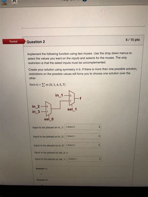 Solved 615 Pts Partial Question 2 Implement The Following