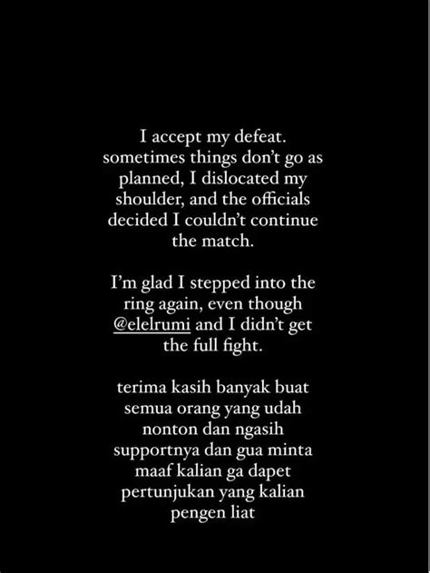 Jefri Nichol Terima Kekalahan Dari El Rumi Senang Naik Ke Ring Tinju