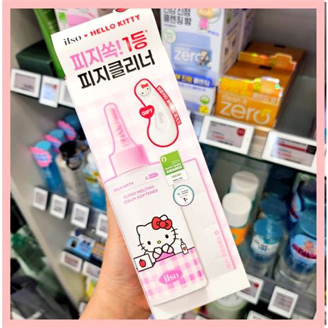 韓國 Ilso X Hello Kitty 溫和舒緩 粉刺導出液150ml 棉片40枚 粉刺清潔棒 蝦皮購物