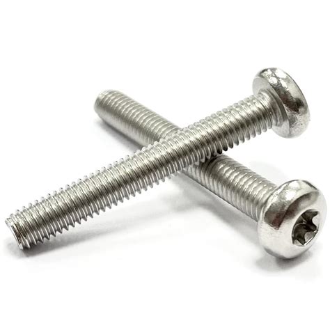 M3 X 28mm Torx Pan Head Machine Screws Black Stainless Steel A2 304