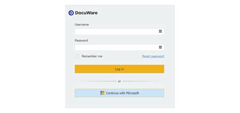 Using Single Sign On In Docuware Cloud