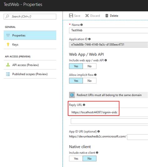 Setting Up Your ASP NET Core Apps And Services For Azure AD B C