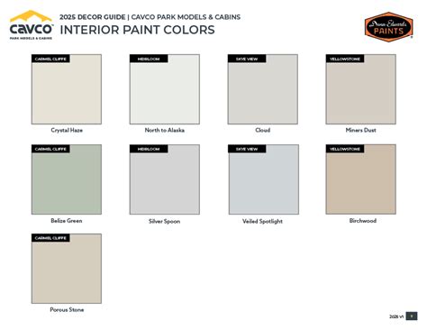Cavco Decor Colors